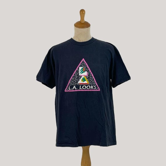 Vintage 80s LA Looks Hair Care Brand Promo Large T-Sh… - Gem