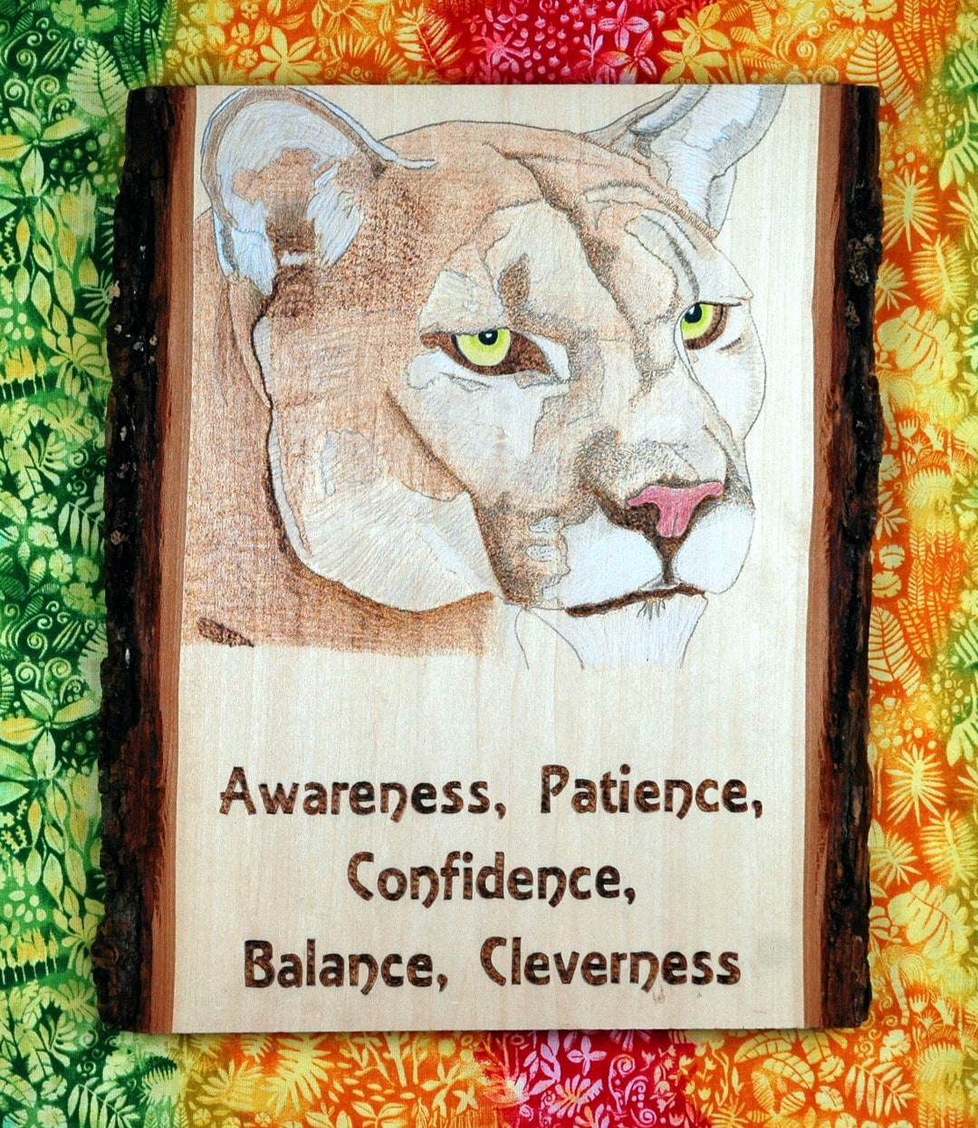 Florida Panther, Endangered Native Floridian, Wood Burning - Etsy