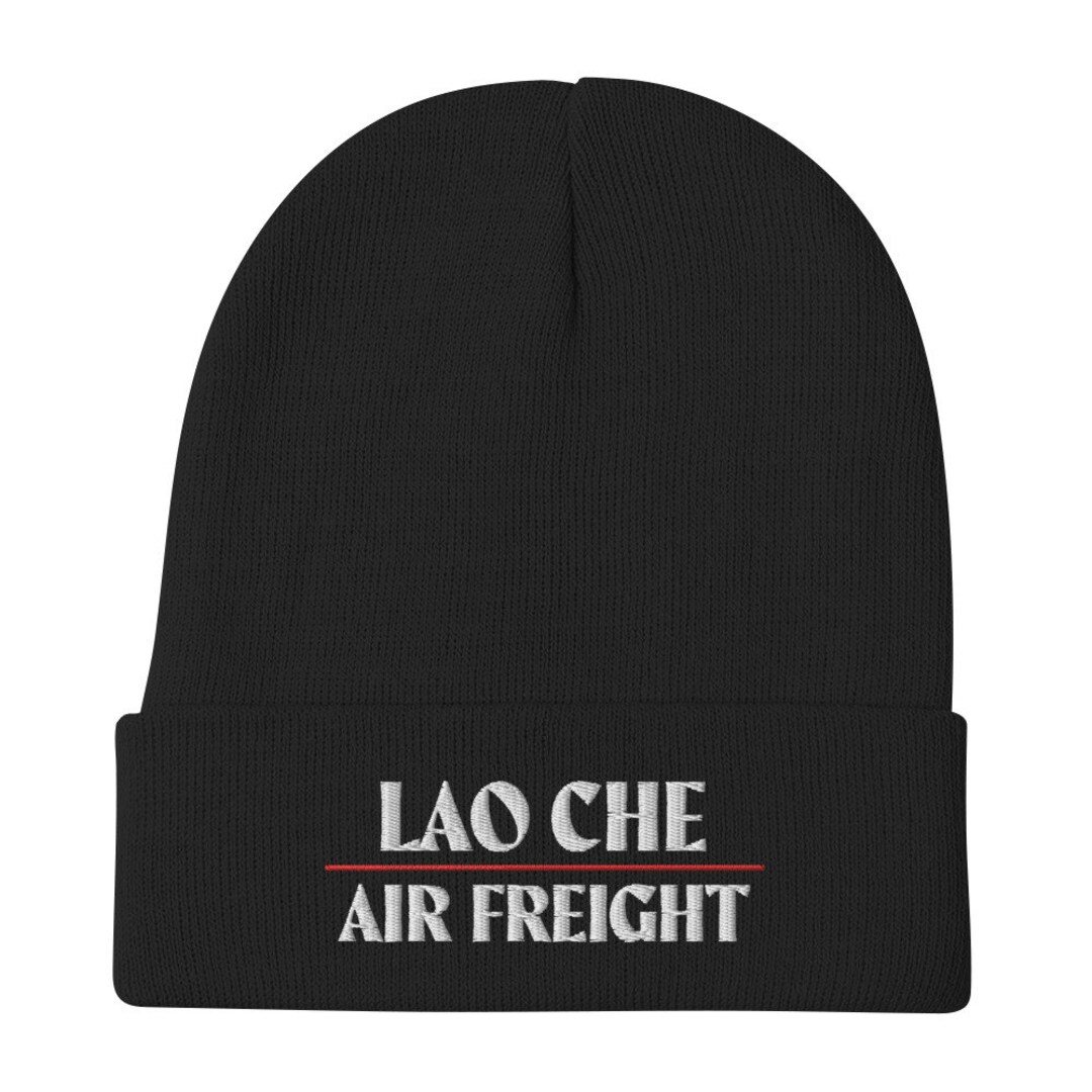Lao Che Air Freight – Premium Embroidered Beanie – Vintage Adventure ...