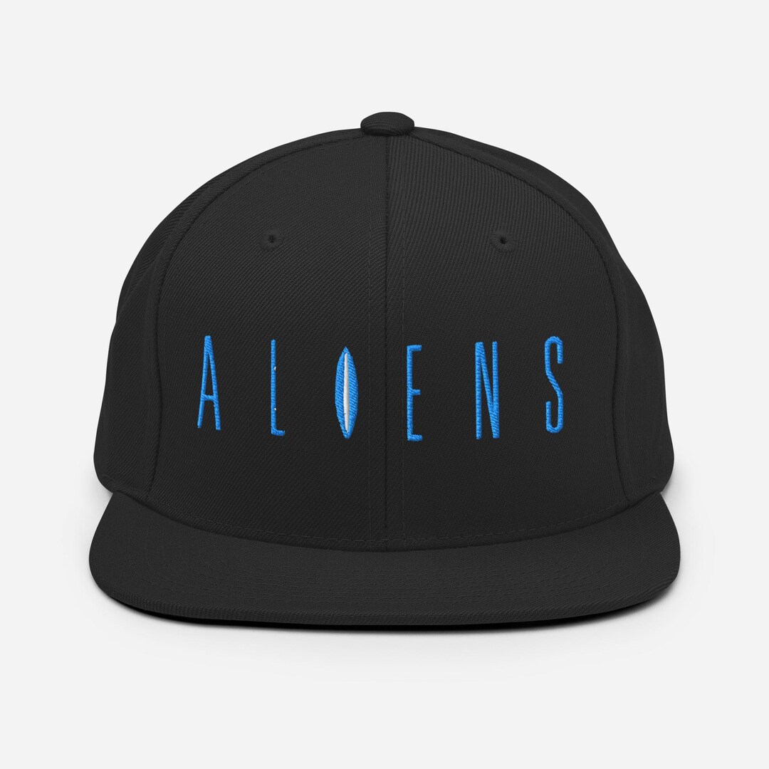 Aliens Snapback Hat – Premium Embroidered Sci-fi Cap – Minimalist Alien ...