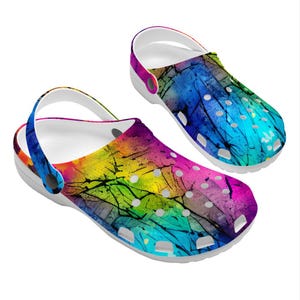 LGBTQ Grunge Crocs Pride Flag Colours Summer Crocs Best Christmas Gift ...