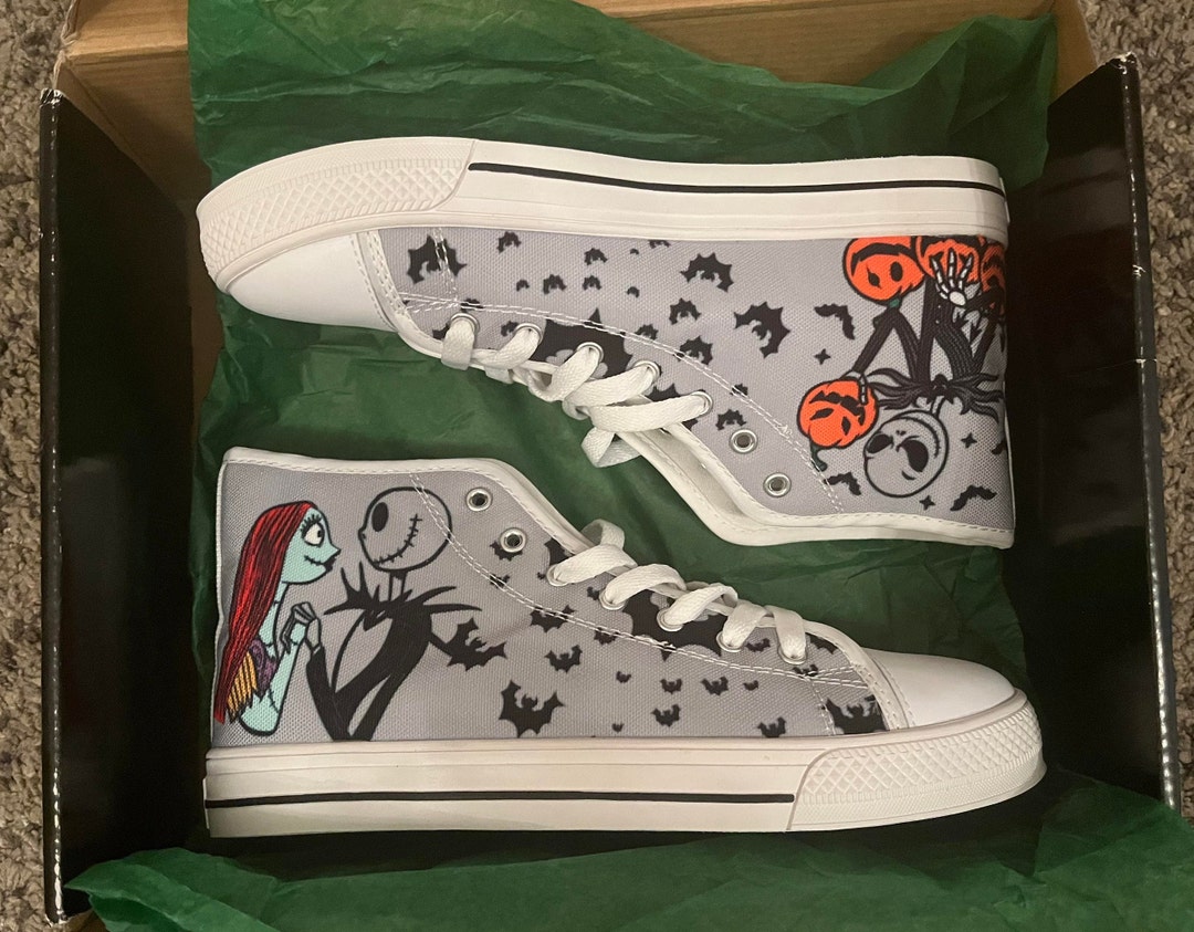 Jack Skellington | Nightmare Before Christmas | Converse Style High ...