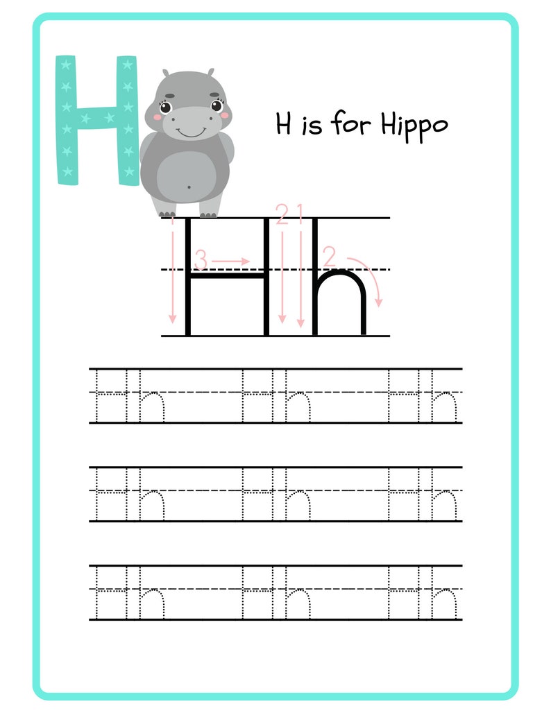 ABC Tracing Letters, ABC, Pre-k, Teacher's Worksheets, Homeschool ...