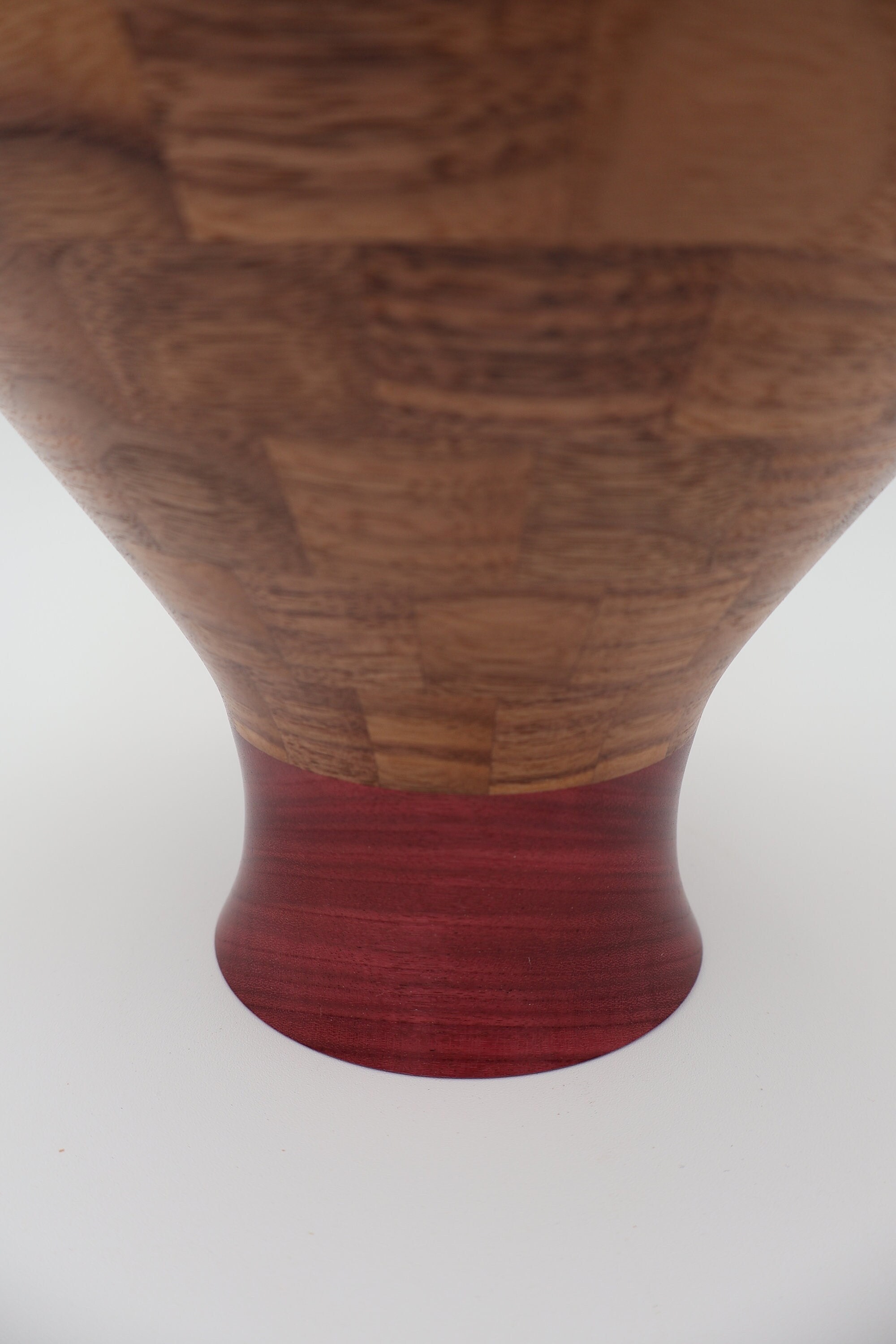 Walnut and Purple Heart Segmented Woodturned Lamp - Etsy