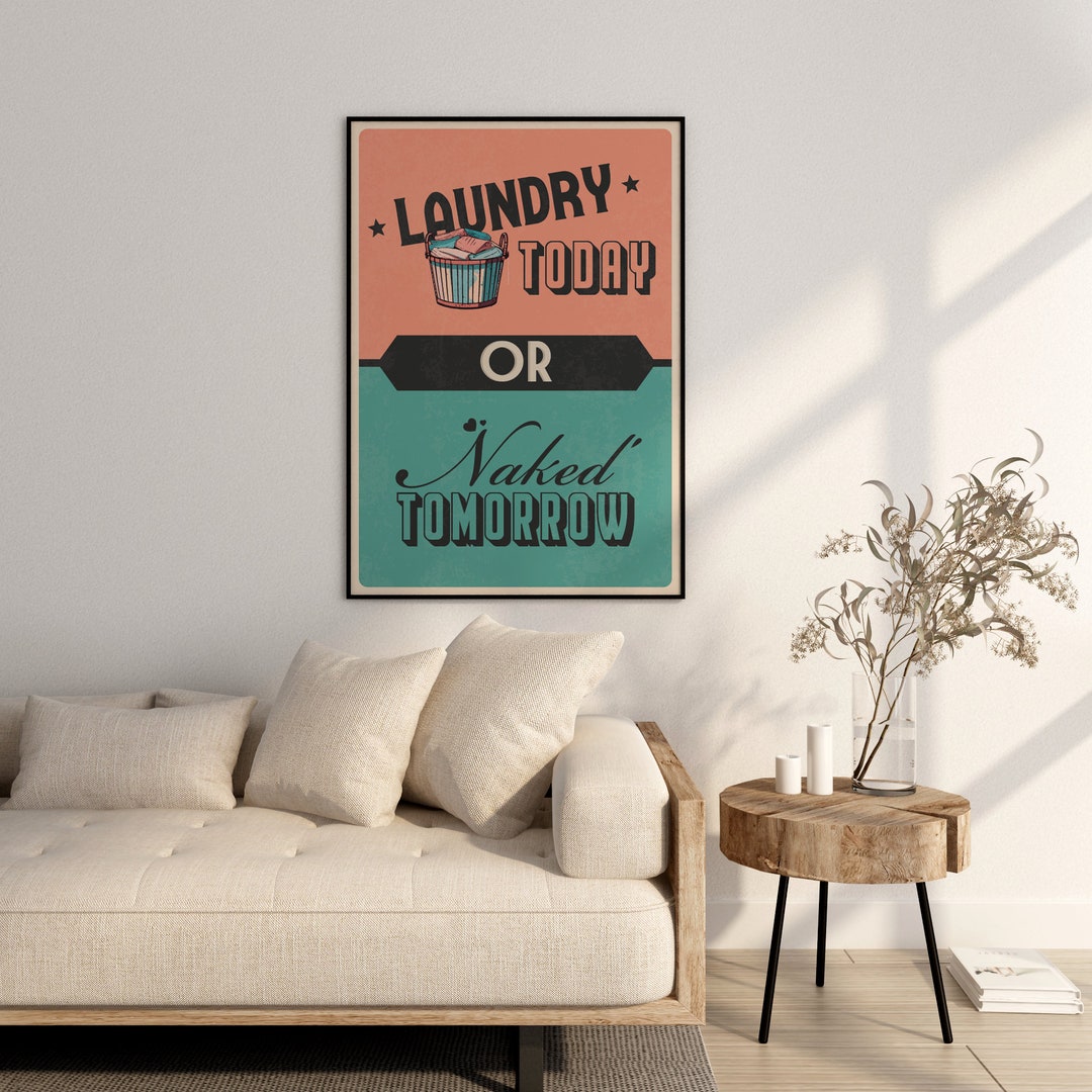 Wall Art Laundry Room Decor, Girly Wall Art, Digital Print, Poster ...
