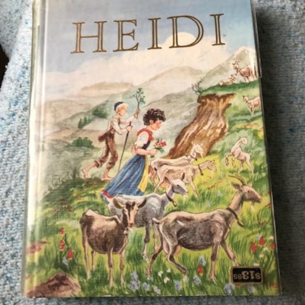 Vintage Heidi Book - Etsy