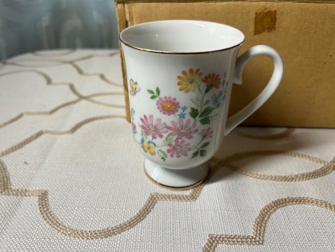 Set of 6 IN ORIGINAL BOX of Royal Domino Collection "spring Garden ...