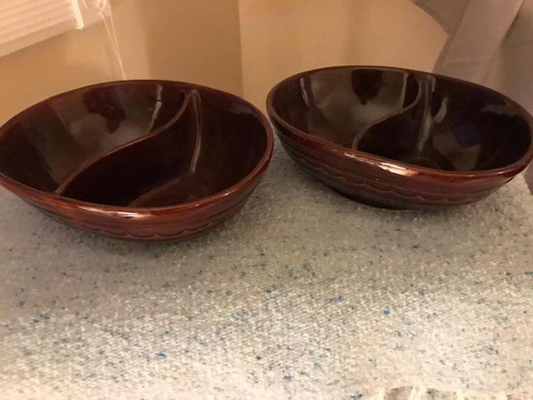 TWO Marcrest Daisy Dot Double Casserole Dishes - Etsy