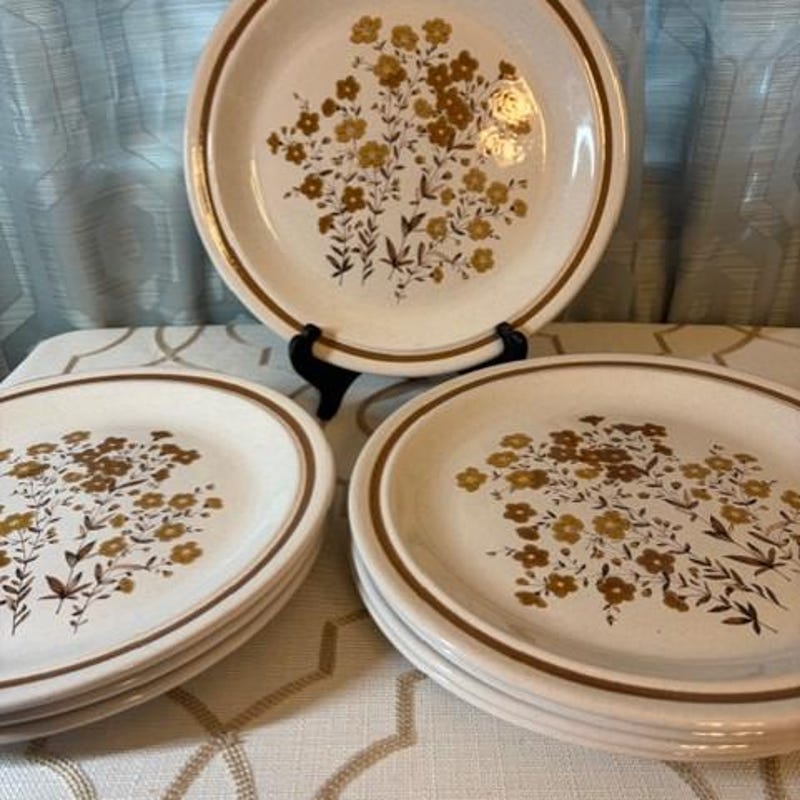Nikko Stoneware Plates - Etsy