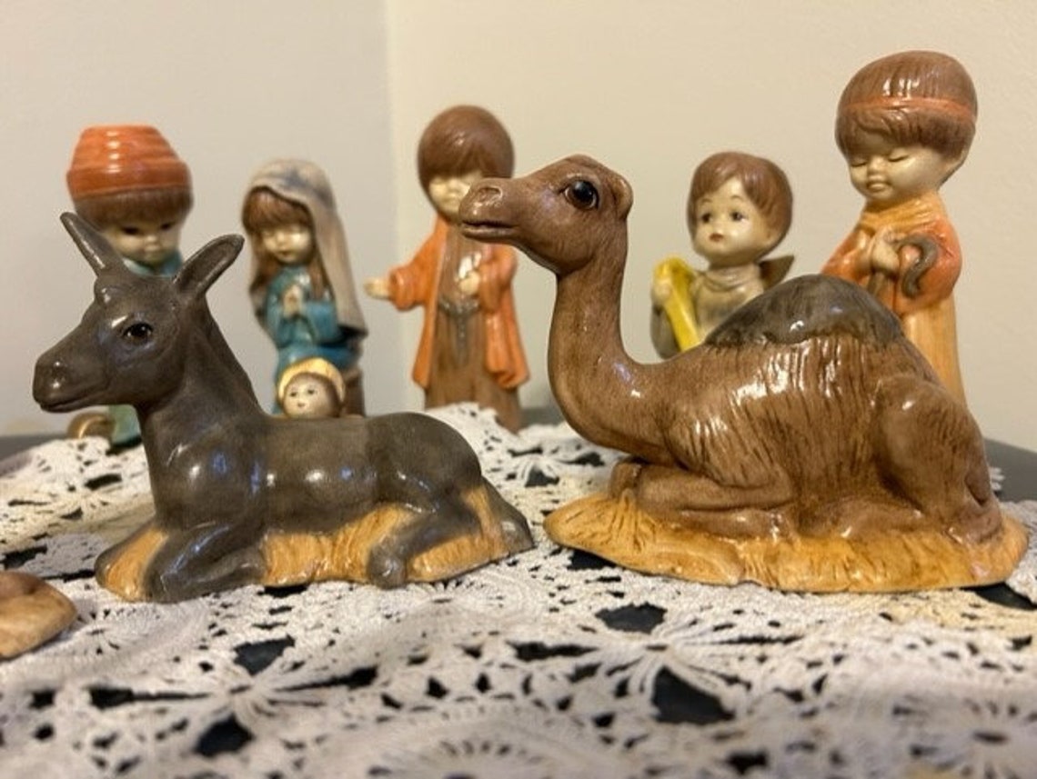 Unique Nativity Set. Perfect Condition - Etsy