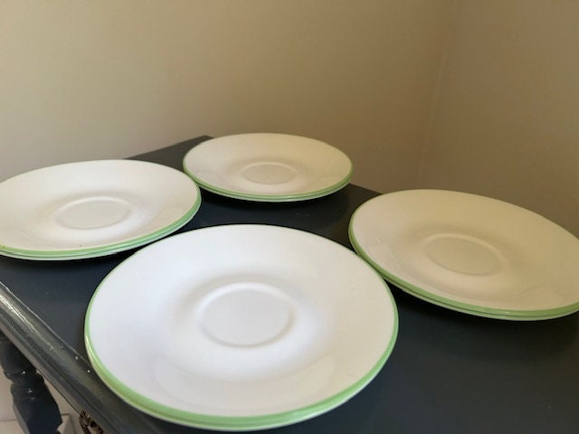 Corning Corelle MEADOW Pattern Saucers Set of 8 in Beautiful Condition ...