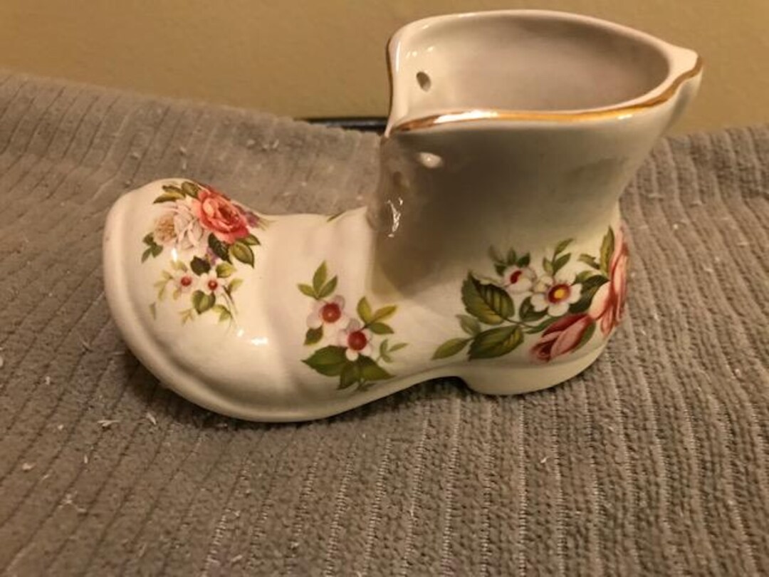 James Kent Old Foley Boot~harmony ROSE~ Porcelain Shoe~made in England ...