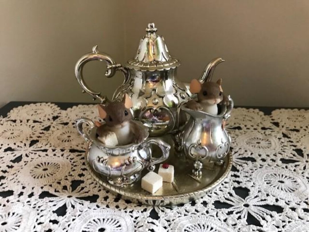 Fitz and Floyd's CHARMING TAILS, " My Desire for You Will Never Tarnish ...