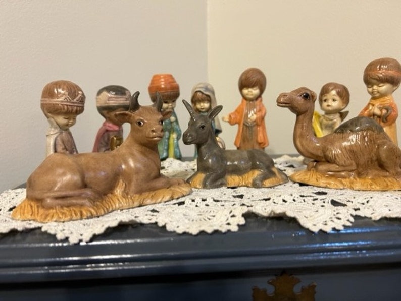 Unique Nativity Set. Perfect Condition - Etsy