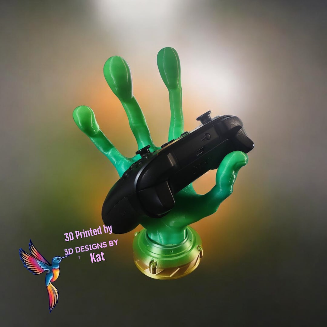3D Printed Game Controller Holder(alien Hand) - Etsy