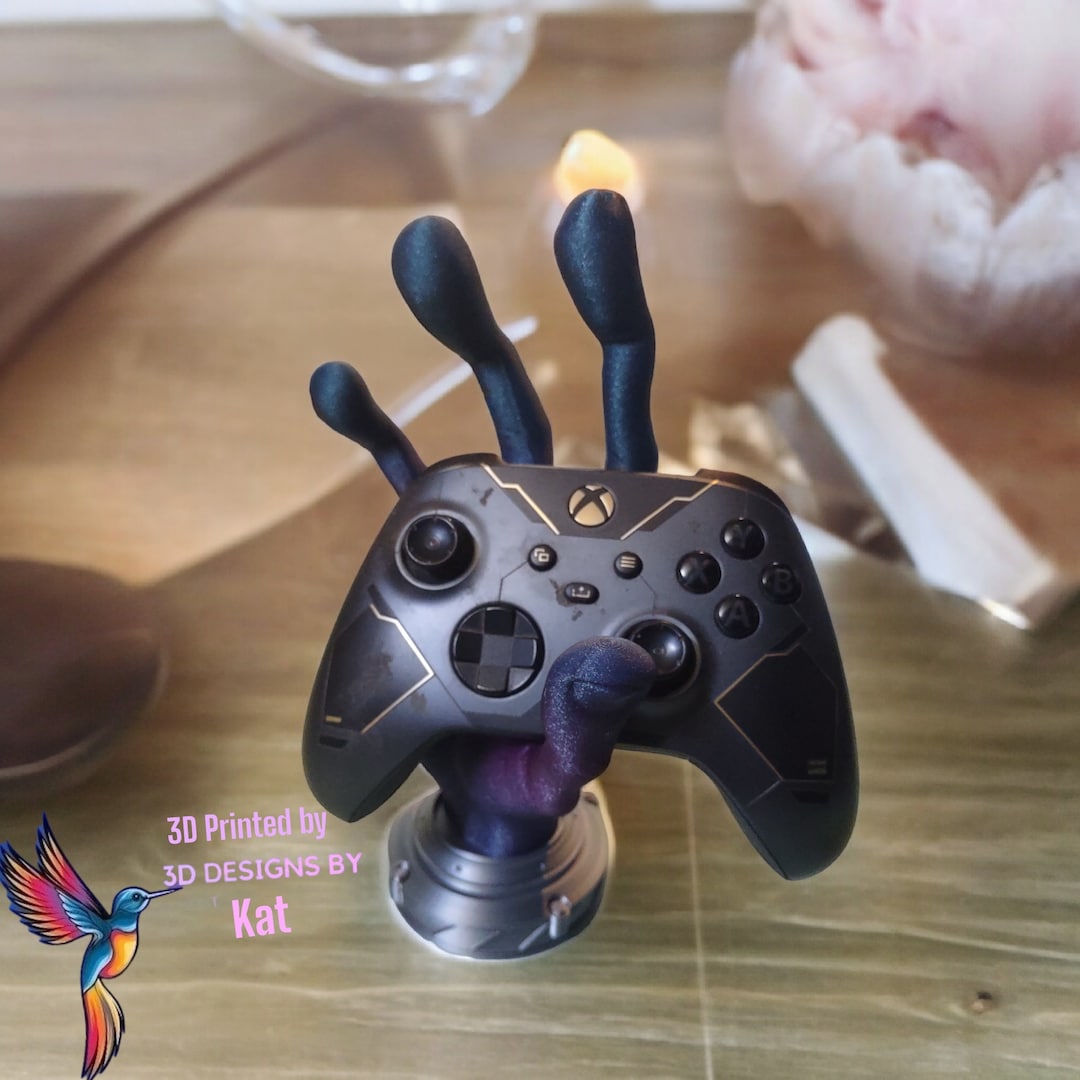 3D Printed Game Controller Holder(alien Hand) - Etsy