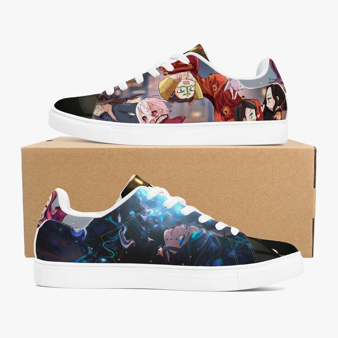 Demon Slayer Enmu Skate Anime Shoes - Etsy
