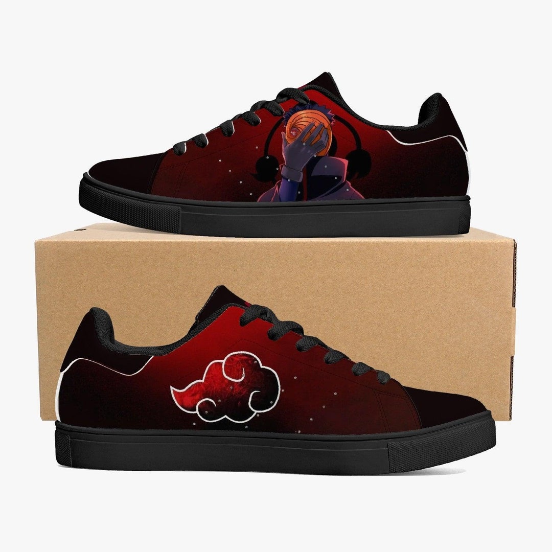 Naruto Shippuden Obito Skate Anime Shoes - Etsy