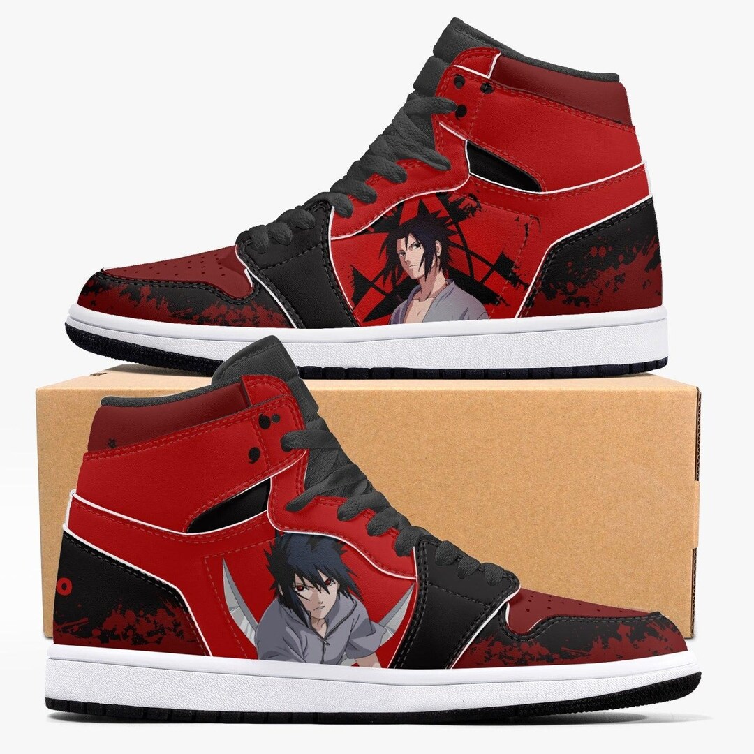 Naruto Shippuden Sasuke Uchiha JD1 Anime Shoes - Etsy
