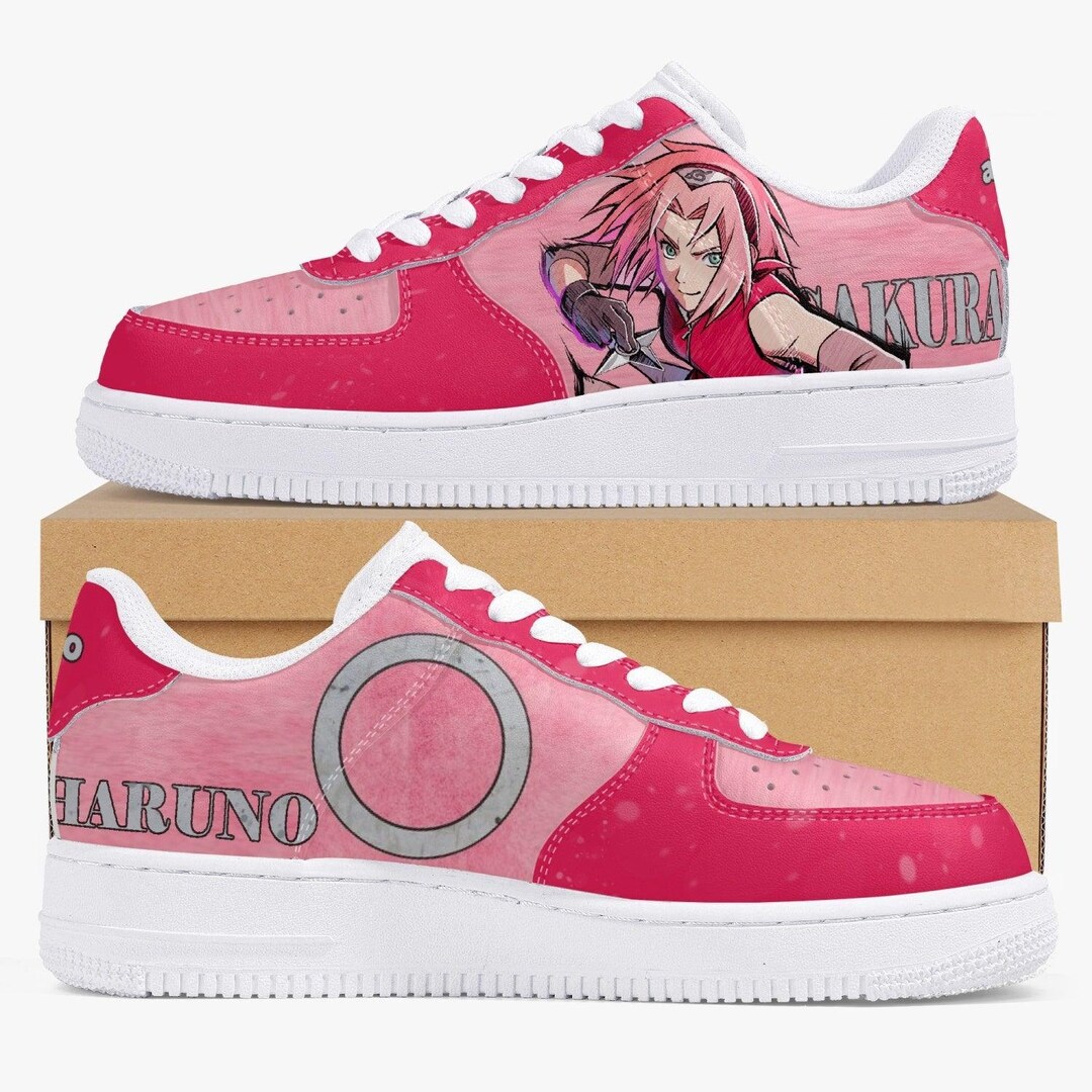 Naruto Shippuden Sakura AF1 Anime Shoes - Etsy