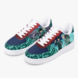 My Hero Academia Deku AF1 Anime Shoes - Etsy