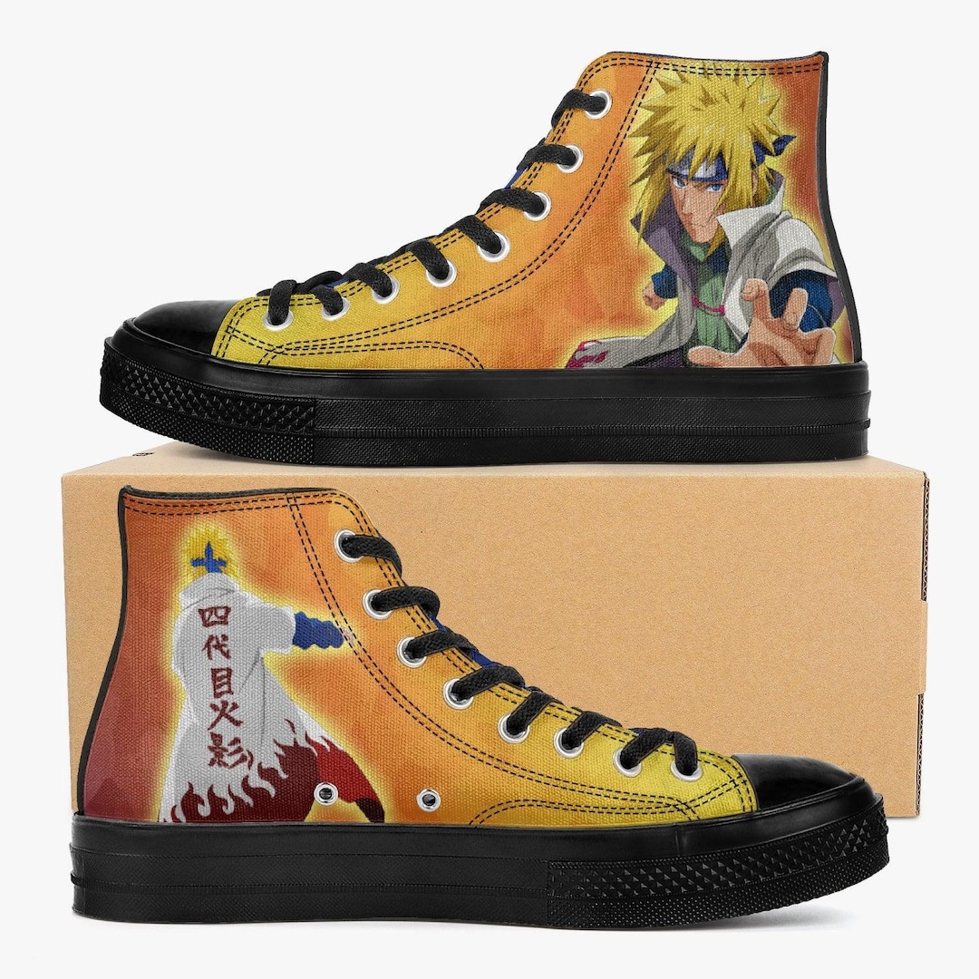 Naruto Shippuden Minato A-star High Anime Shoes - Etsy