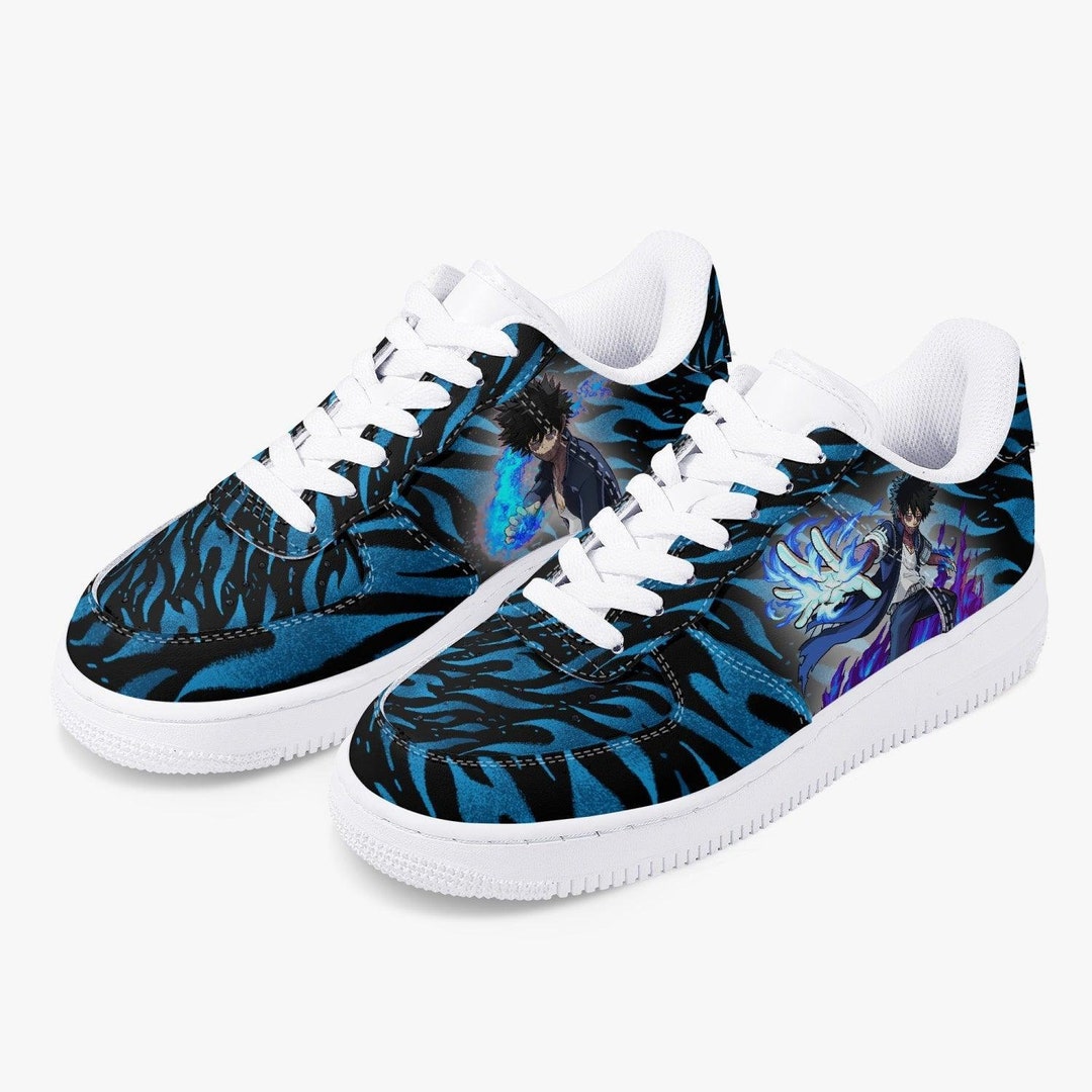 My Hero Academia Dabi Blue Tiger Air F1 Anime Shoes - Etsy