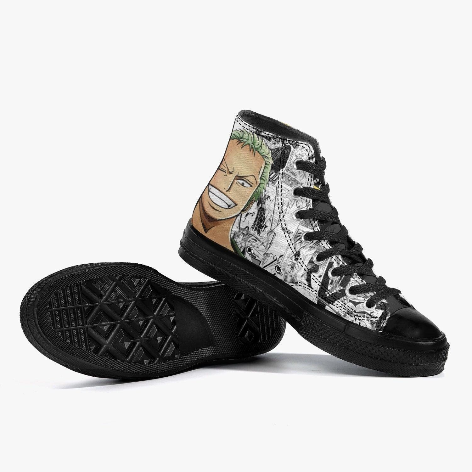 One Piece Luffy X Roronoa Zoro A-star High Anime Shoes - Etsy