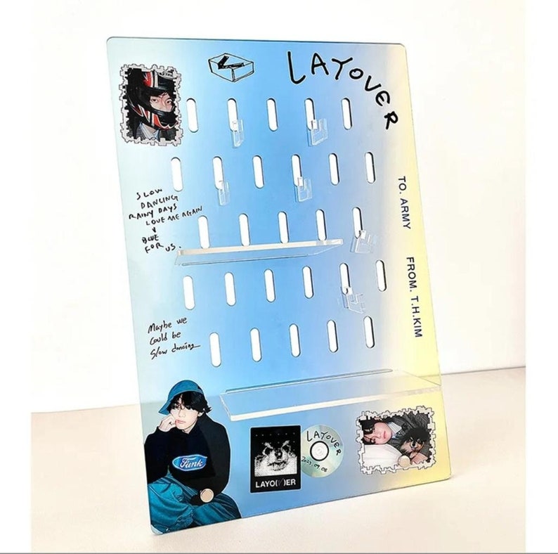 BTS Jungkook 'seven' Standee, Desktop Organizer,desk Storage Rack ...