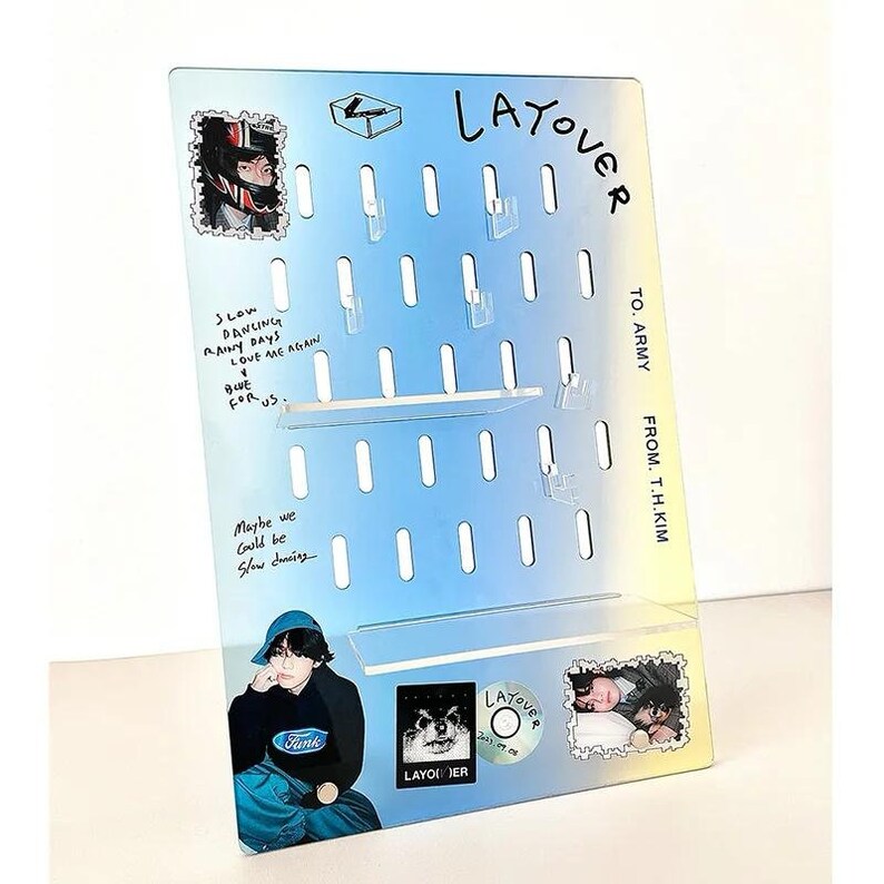 BTS Jungkook 'seven' Standee, Desktop Organizer,desk Storage Rack ...