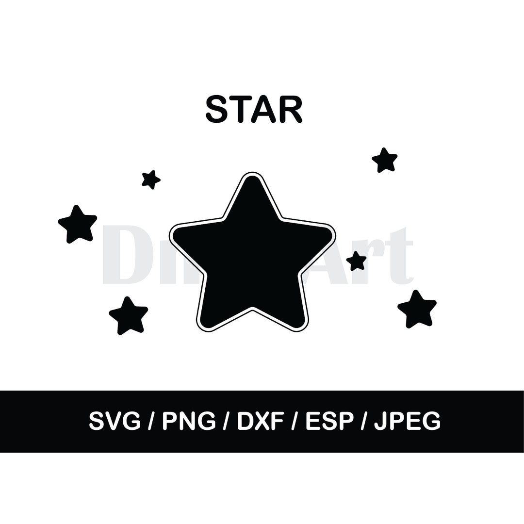Star SVG Files | Star PNG Files | Star Cut Files | Star Clip Art ...