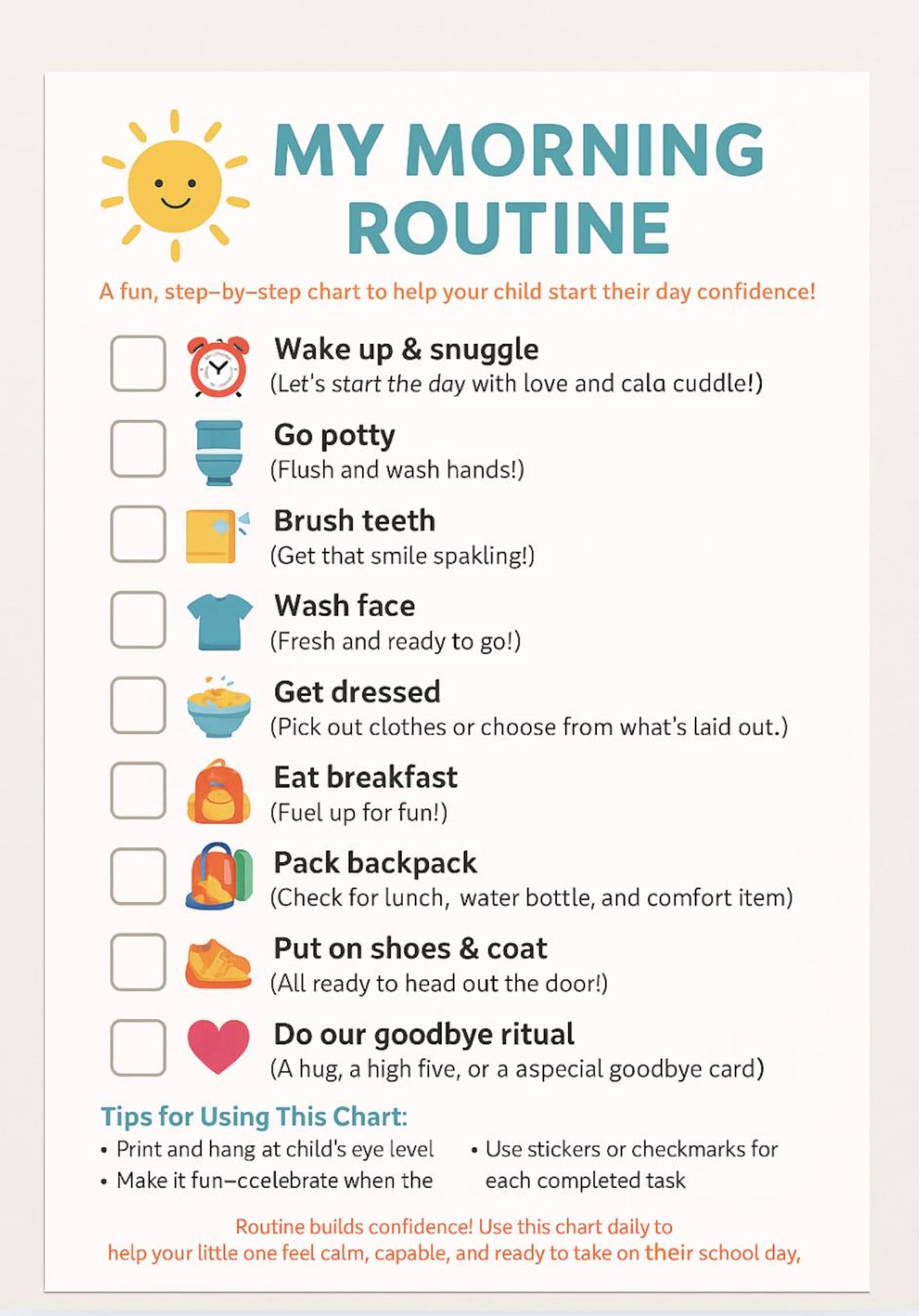 Daycare & Preschool Starter Guide – Printable Parent Handbook, Packing ...