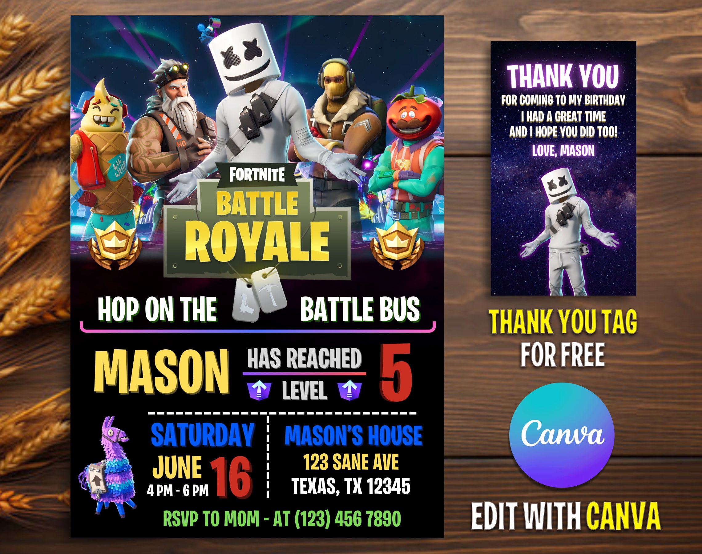 Gamer Invitation, Gamer Birthday, Gamer Printable, Gamer Digital, Gamer ...