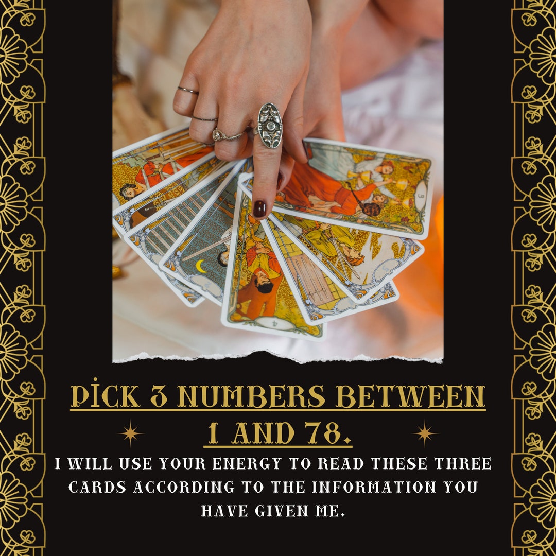 SAME DAY Pick 3 Number 3 Cards Psychich Love Reading Soulmate Reading ...