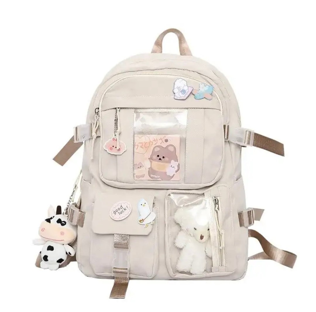 Women Cute Backpack Large Capacity Bag Kawaii Shoulder Backpacks for ...