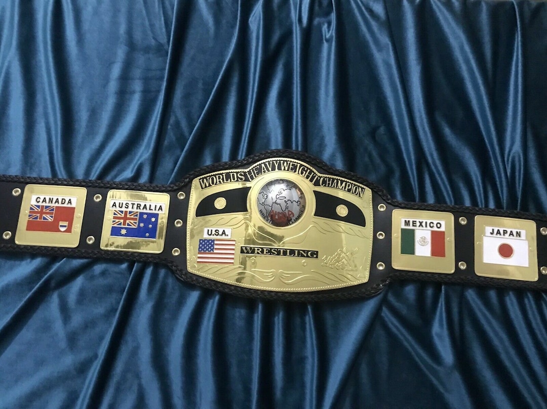 Nwa Domed Globe World Heavyweight Wrestling Championship Belt Adult ...