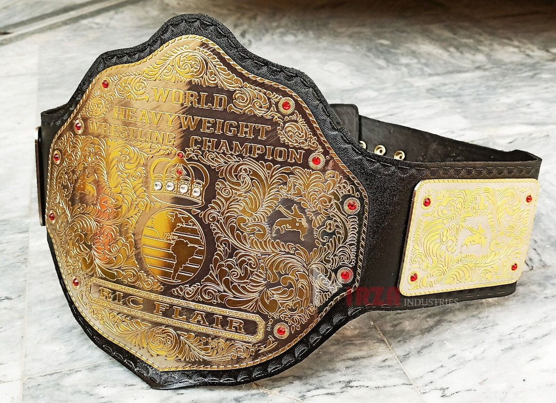 BIG GOLD World Heavyweight Championship Replica Tittle Belt Duel Plated ...