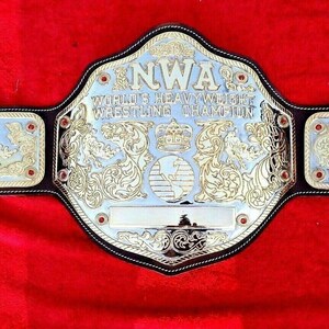 NWA Big Gold Heavyweight Championship Wrestling Belt Dual Plated Wwe Replica Wwf Iwgp Nwo Wbc ...