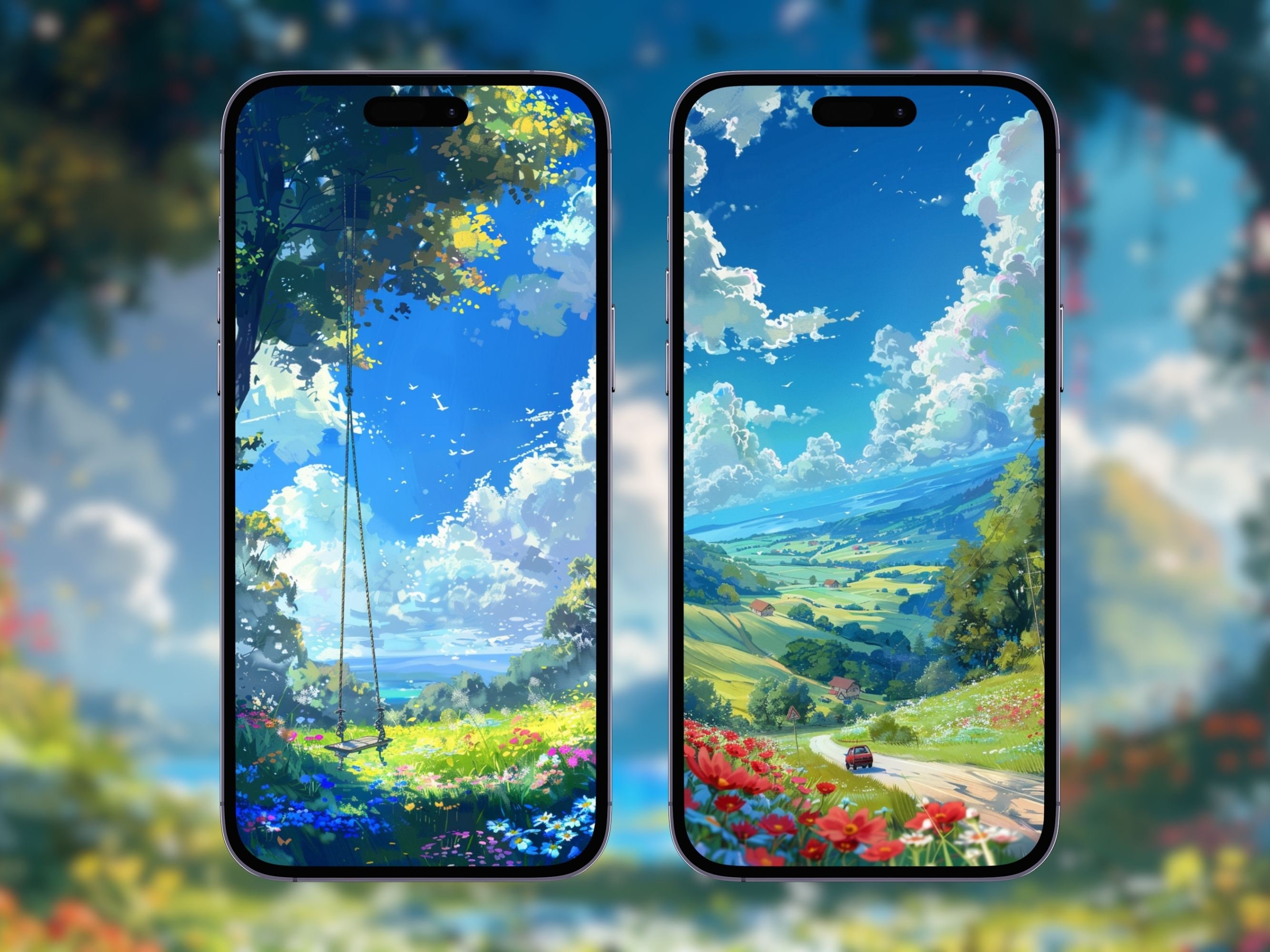 Studio Ghibli Wallpaper Anime Wallpaper Blue Sky Desktop Wallpaper ...