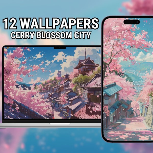 Cherry Blossom Wallpaper - Etsy