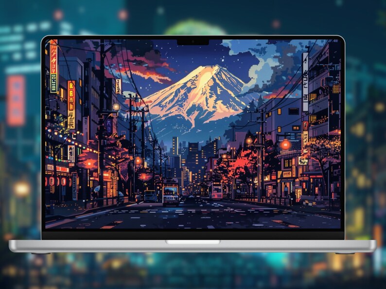 Pixel Art Wallpaper Plant Wallpaper Landscape Cozy Wallpaper Desktop ...