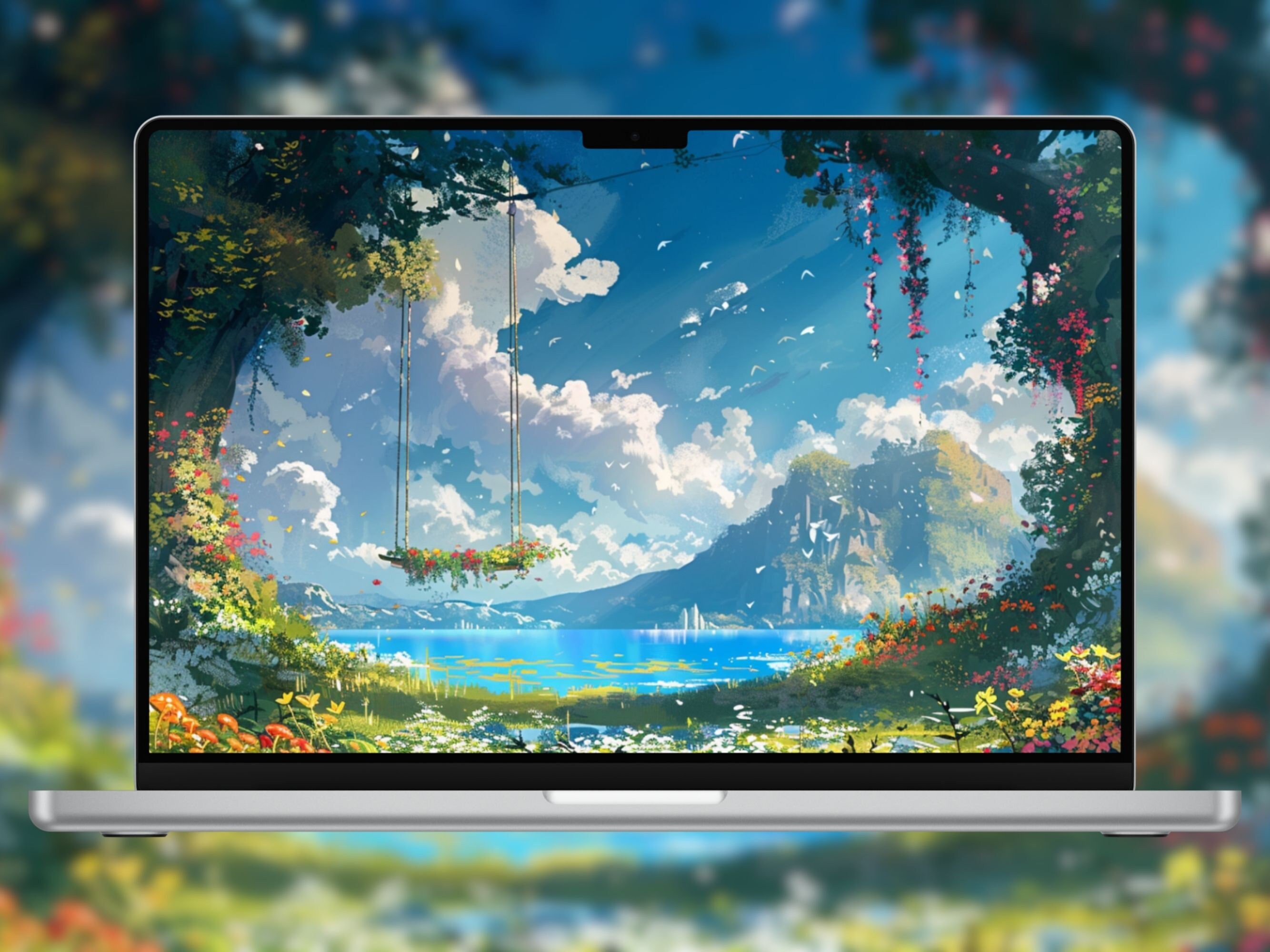 Studio Ghibli Wallpaper Anime Wallpaper Blue Sky Desktop Wallpaper ...