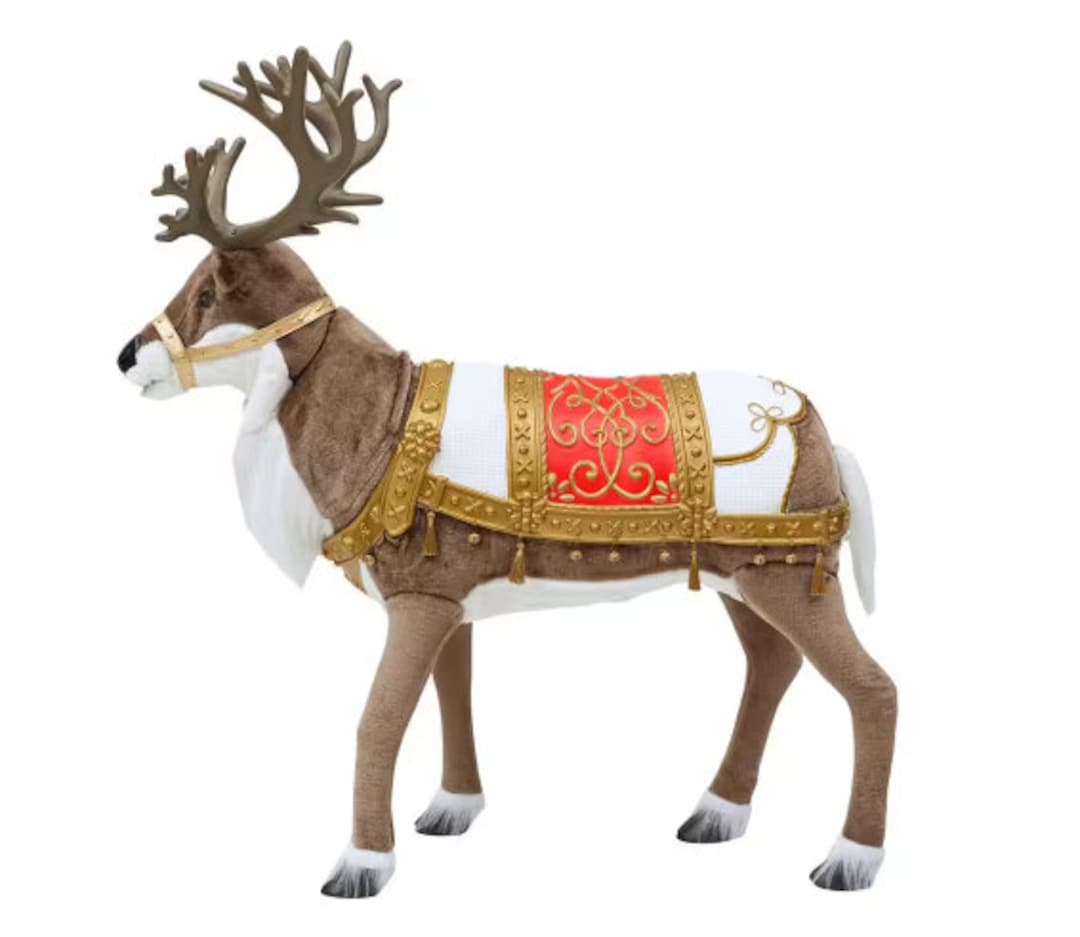 4 Ft. Animated Reindeer Christmas - Etsy
