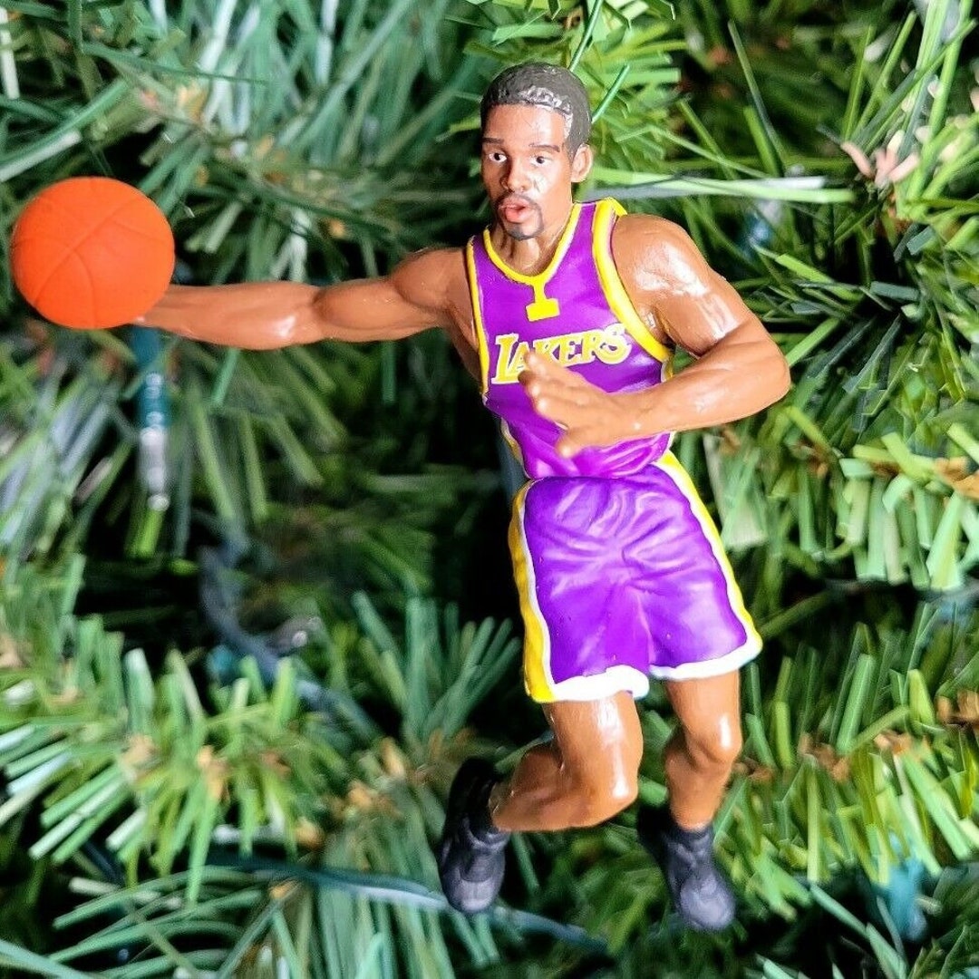 Kobe Bryant LA Lakers Los Angeles Basketball NBA Xmas Tree Ornament Vtg ...