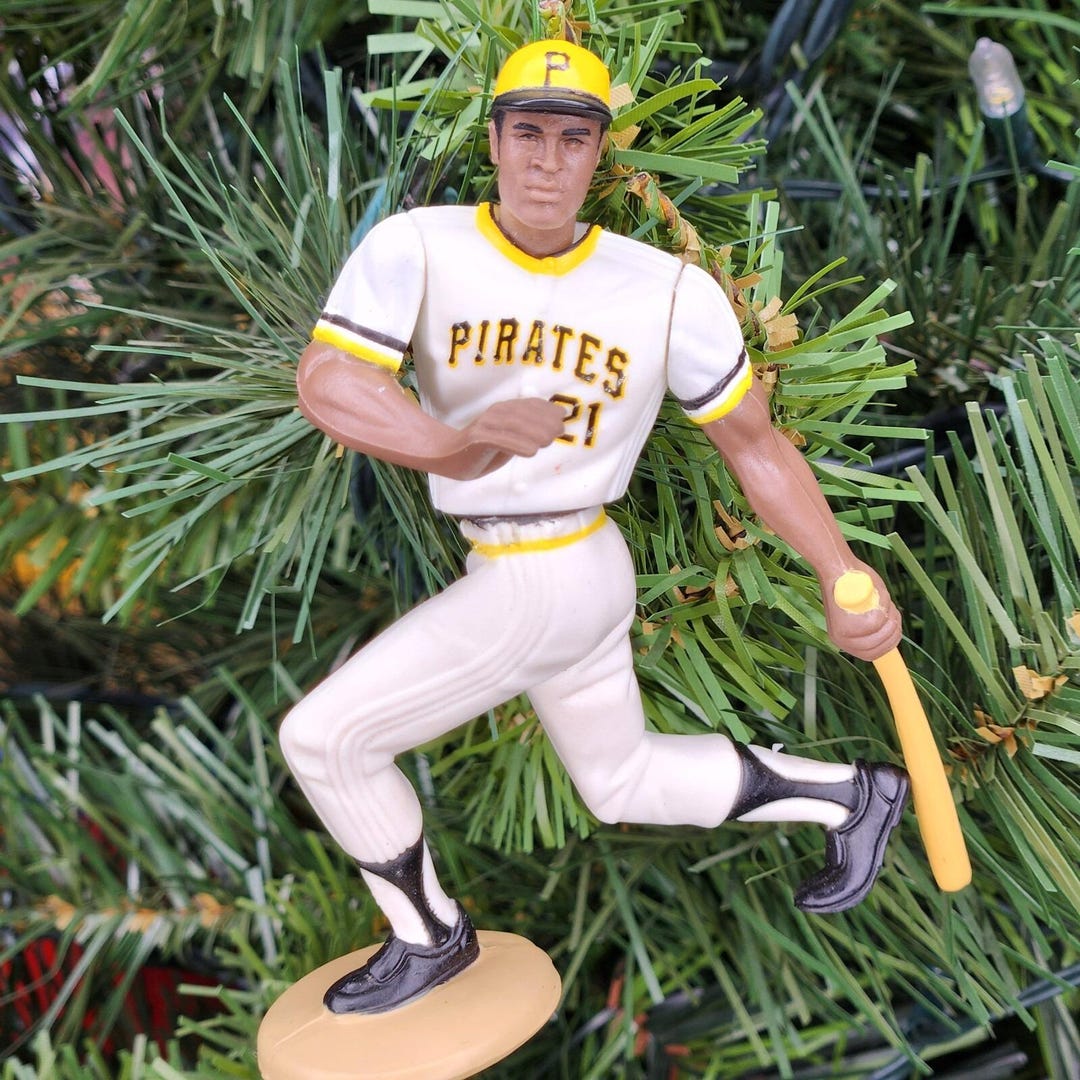 Roberto Clemente Pittsburgh Pirate Baseball MLB Xmas Holiday Ornament ...