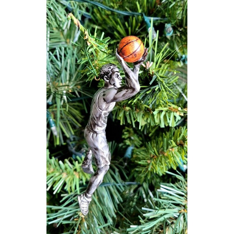 Kobe Bryant LA Lakers Los Angeles Basketball NBA Xmas Tree Ornament Vtg ...
