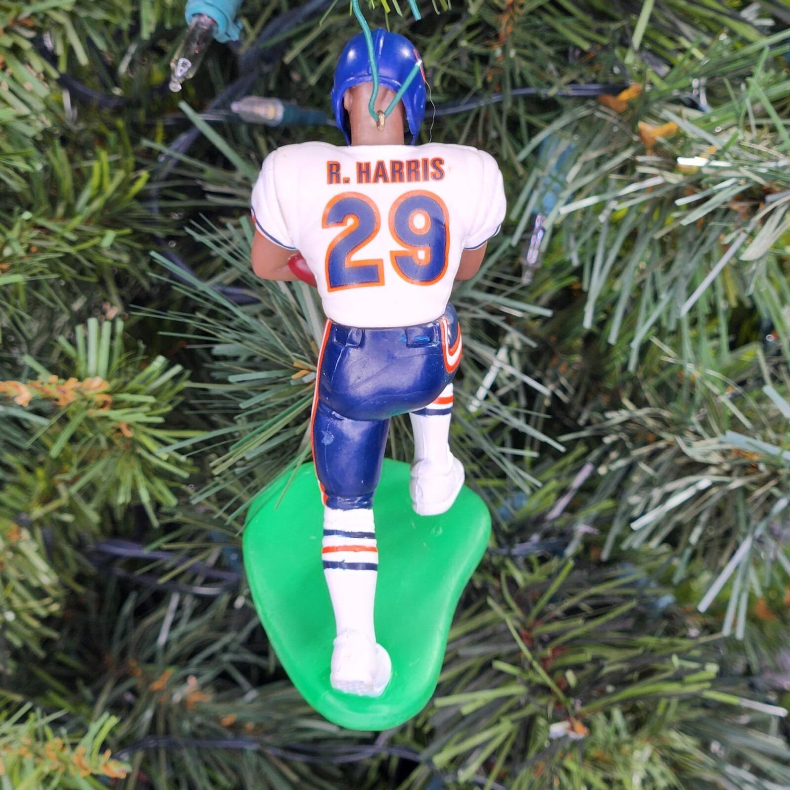 Raymont Harris Chicago Bears Xmas NFL Football Tree Ornament Holiday ...