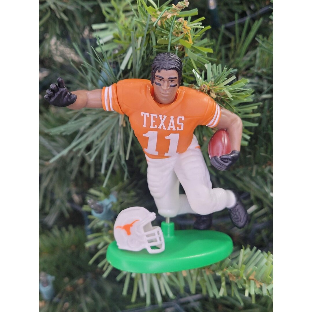 Ricky Williams Texas Long Horns Football NCAA Xmas Ornament Holiday Vtg ...