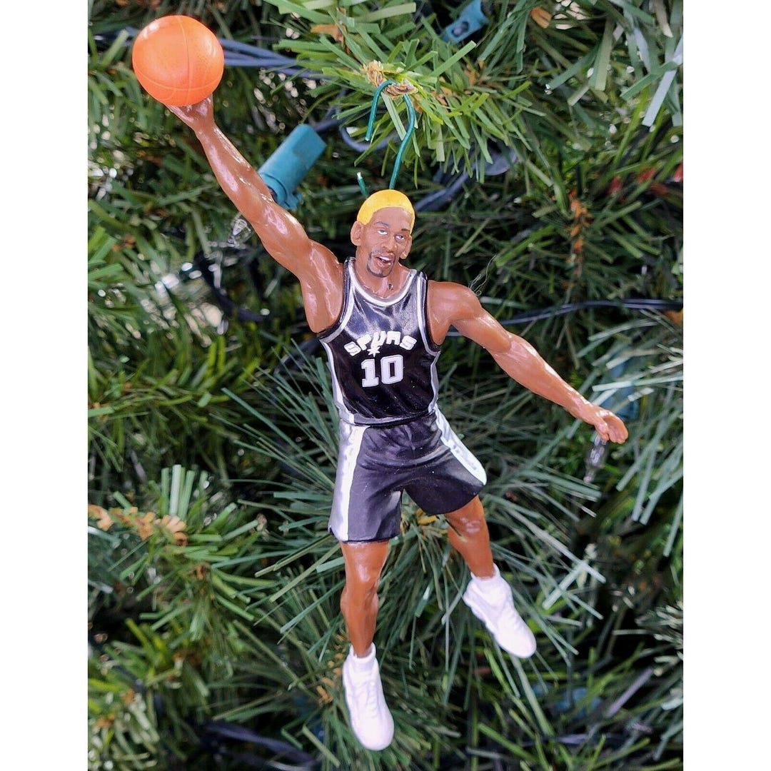 Dennis Rodman San Antonio Spurs NBA Basketball Xmas Ornament Holiday ...