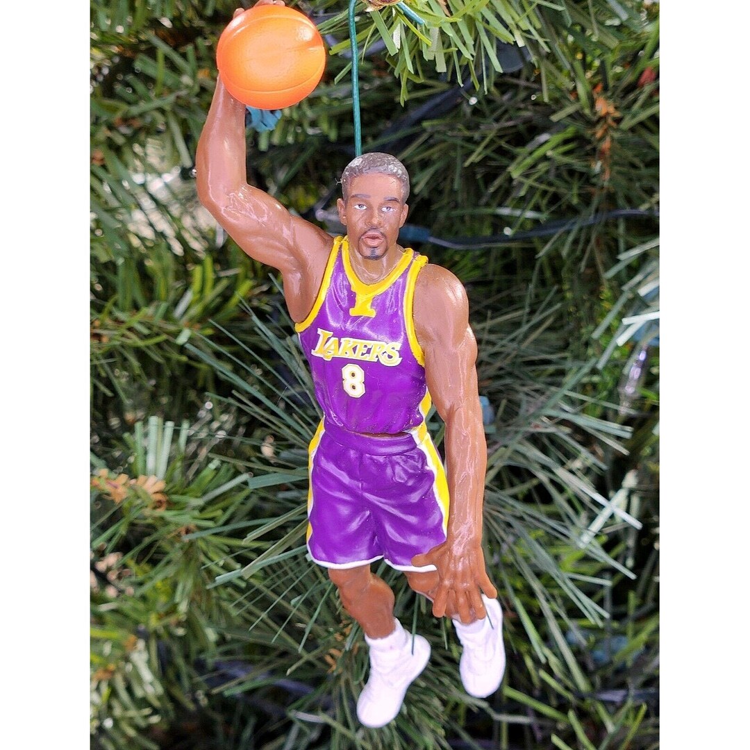 Kobe Bryant LA Lakers Los Angeles Basketball NBA Xmas Tree Ornament Vtg ...
